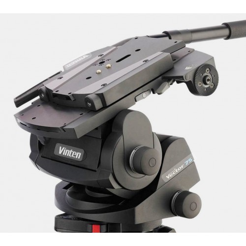 Pedestal + Vector 75 Pan and Tilt Head